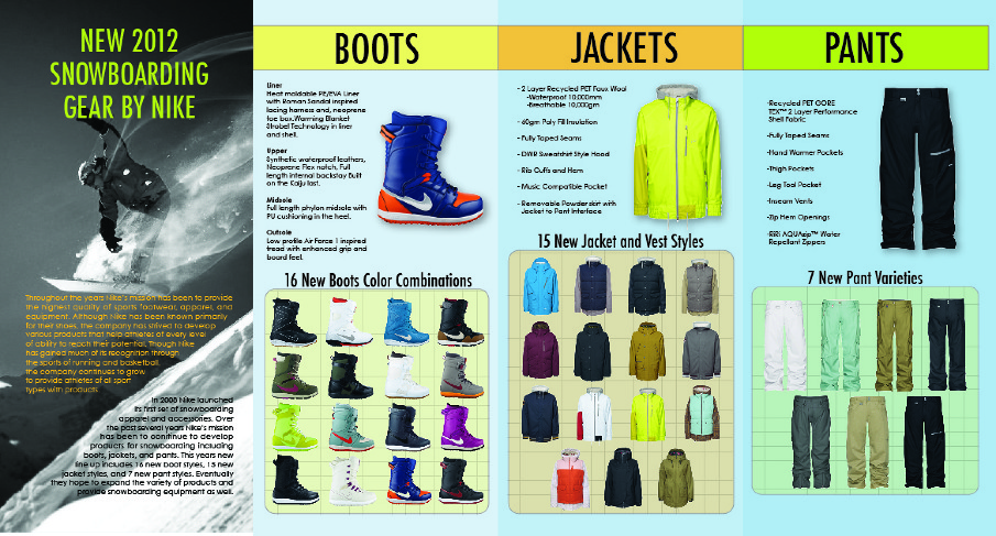 Nike Snowboarding Brochure - megan mckenry