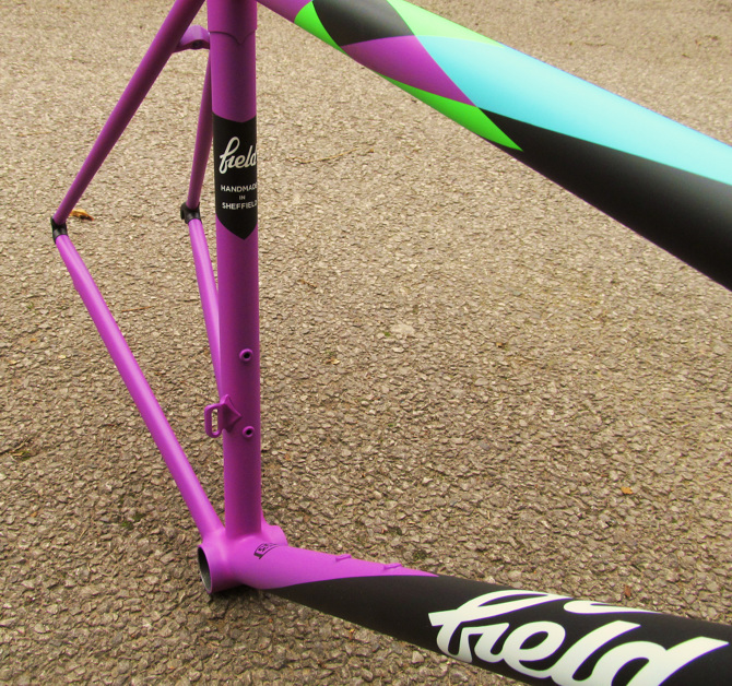 Field Cycles frame with intergrated seat post. - cromaworks.com