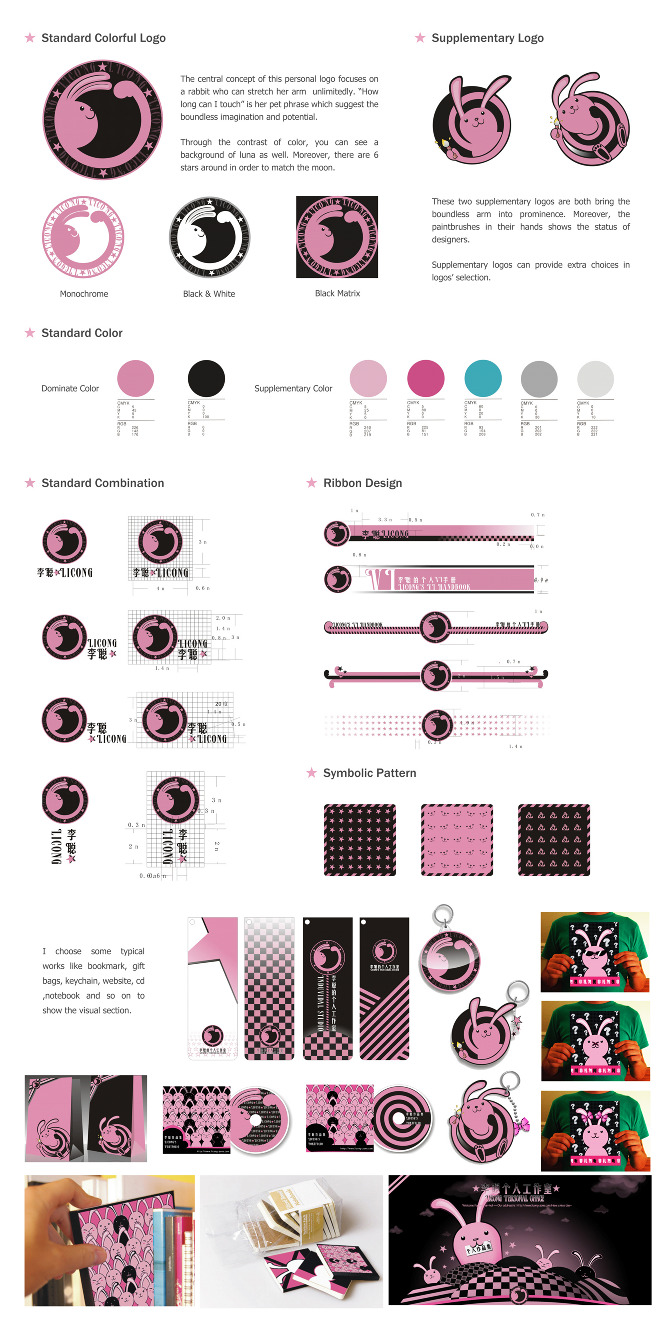 Personal VI design - Cong Li/ Christy's portfolio