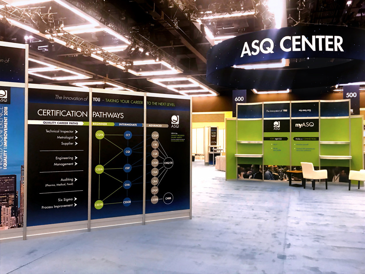 ASQ Event Branding – Trade Show & Exhibit - Cori Haagensen