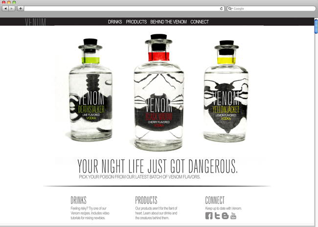 Venom Vodka - McIntosh Design