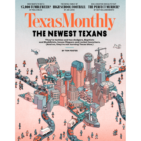 Texas Monthly - Cover - Tim Peacock