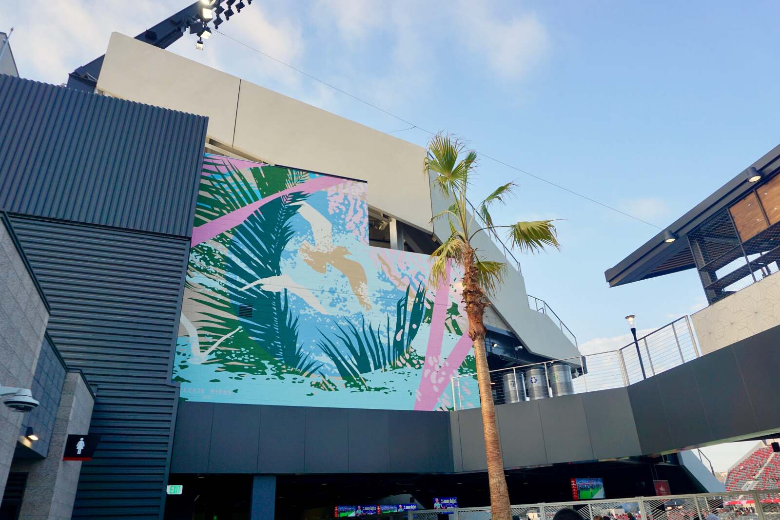 Pacific Shore Snapdragon Stadium Mural Celeste Byers