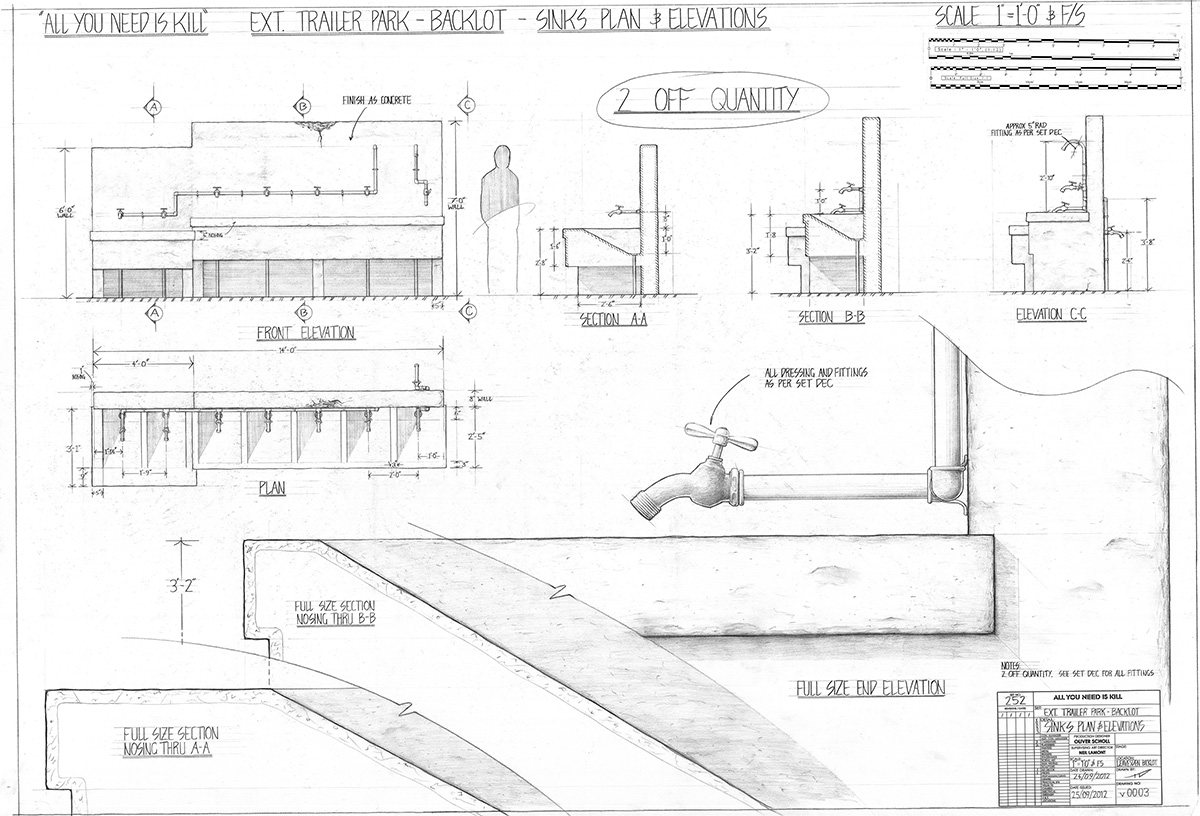 Hand Draughting - Tim Dutton - Portfolio