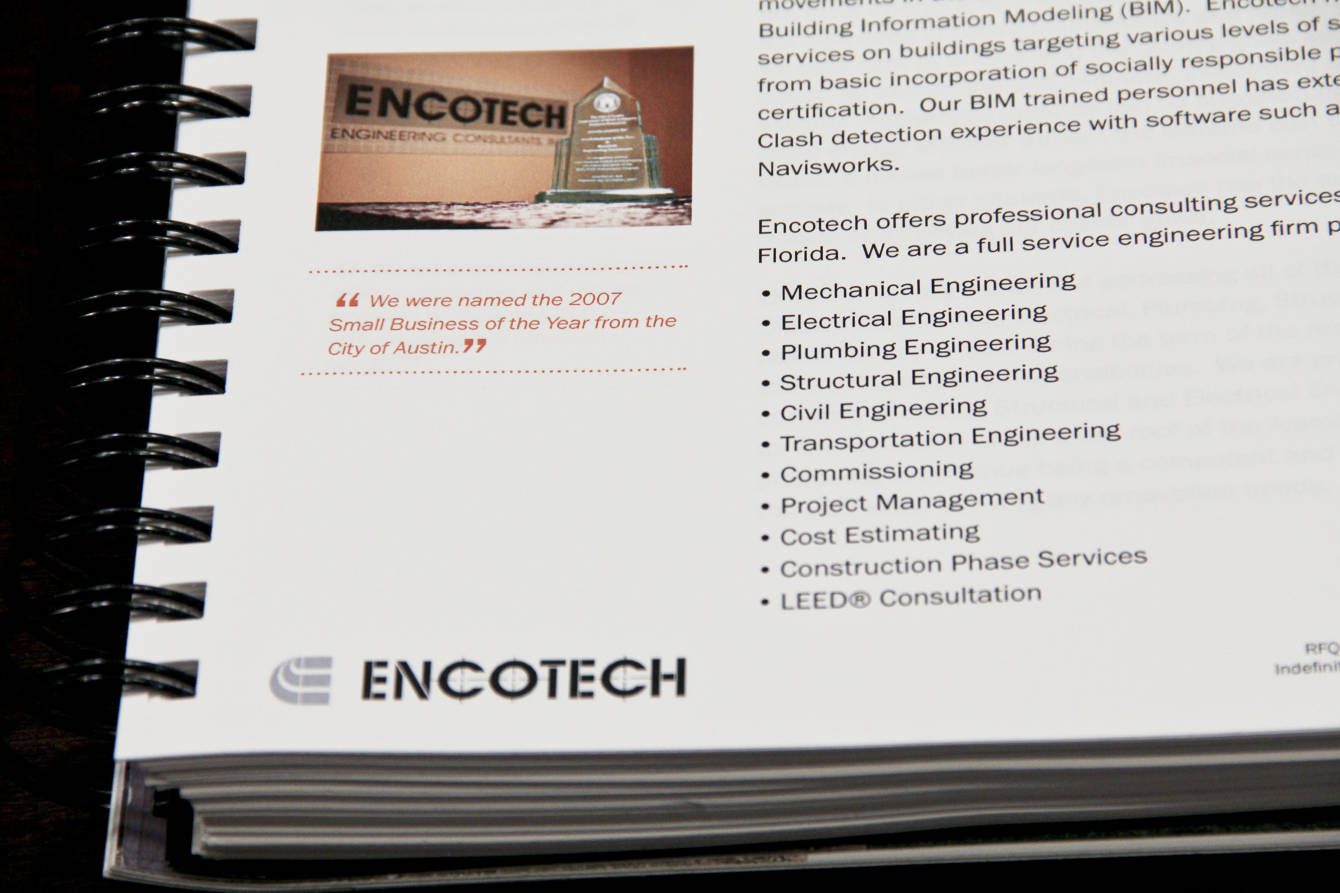 ENCOTECH Request for Qualifications - Nakevia Miller—Graphic Design