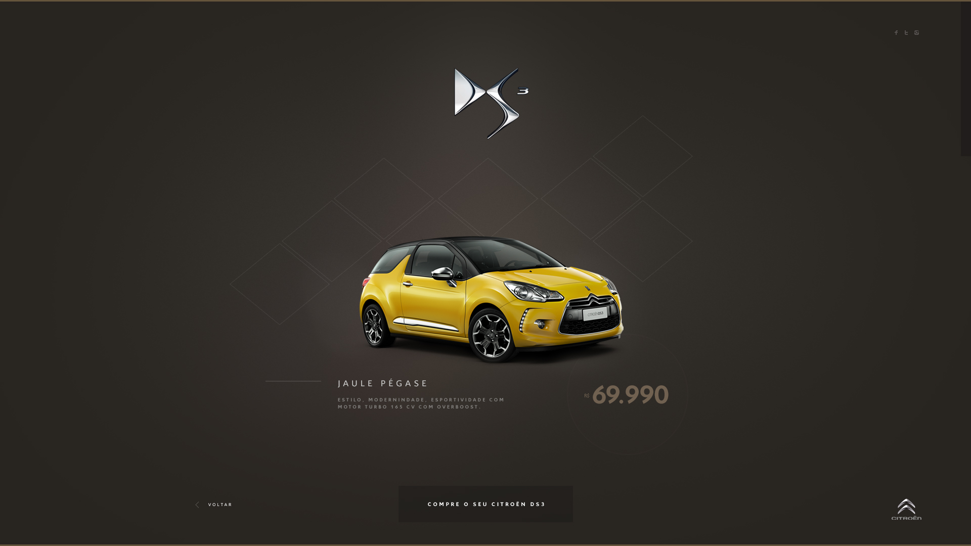 Citroën DS3 Black Shark - Gabriel Seabra // Art direction portfolio