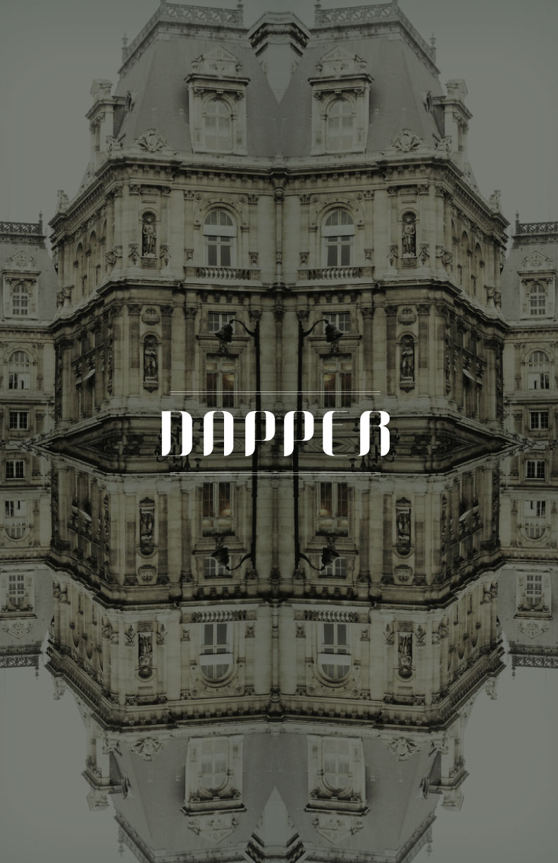 Dapper Typeface - Rachel Roth Graphics