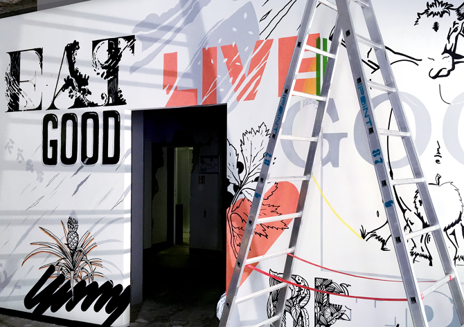 CH-R Festival Berlin - Anna T-Iron // Type.Illustration.Murals