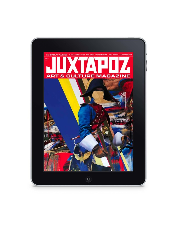Juxtapoz digital mag redesign - Trent Calloway Graphic Designer