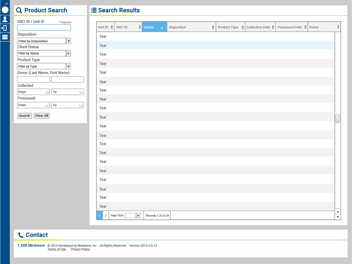 Transtem UI - Trent Calloway Graphic Designer
