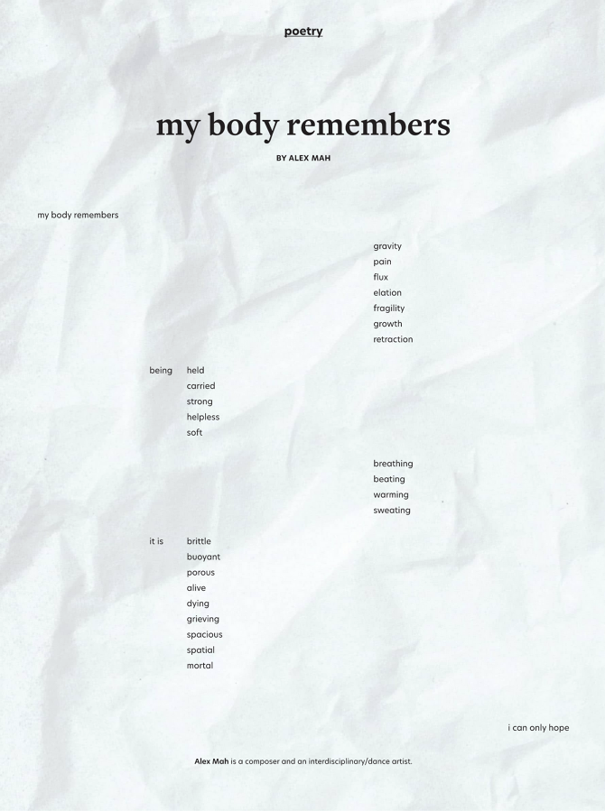 Writing/Published Work - Alex Mah