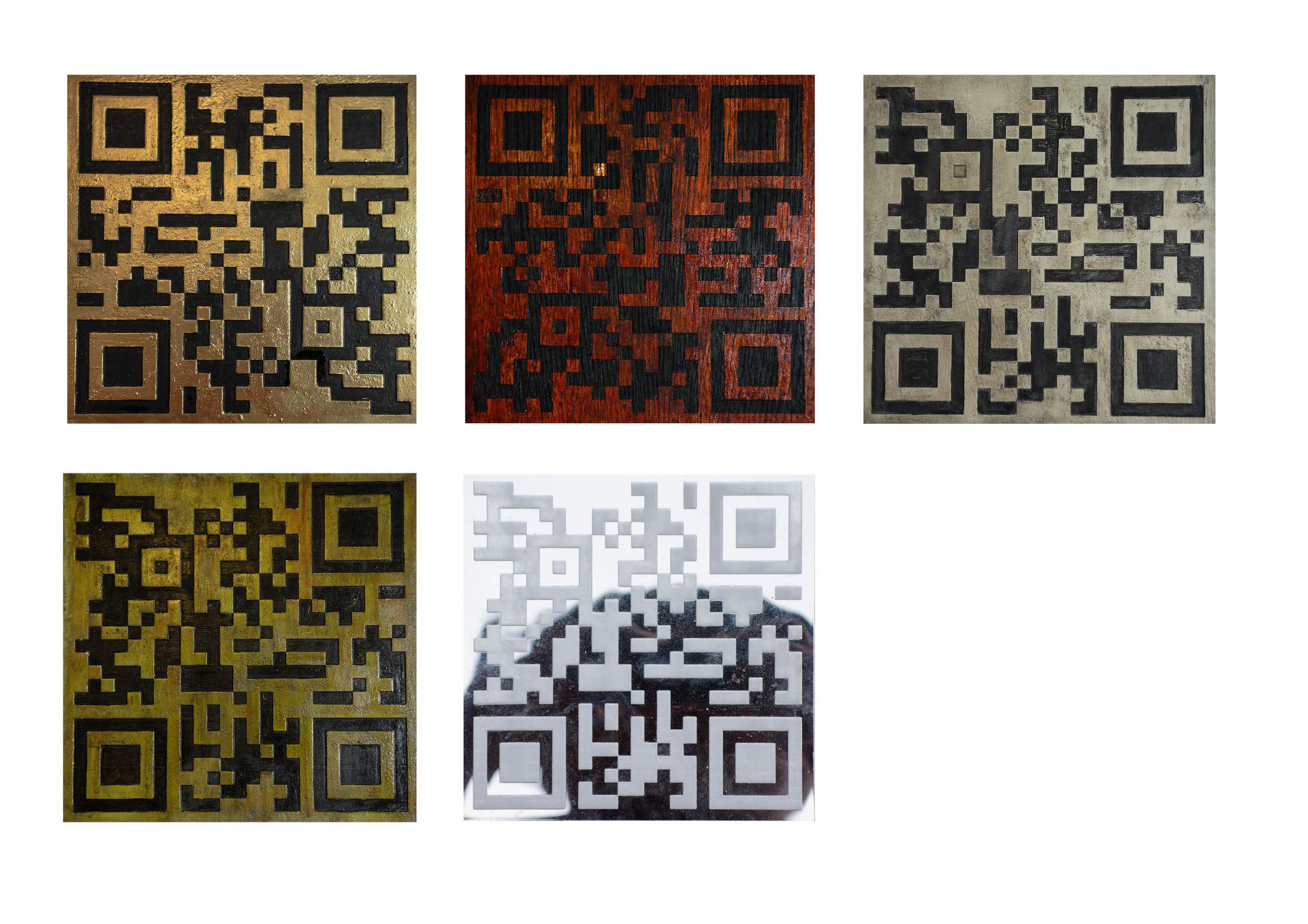 QR Code Design for "It was here" - Haobographic