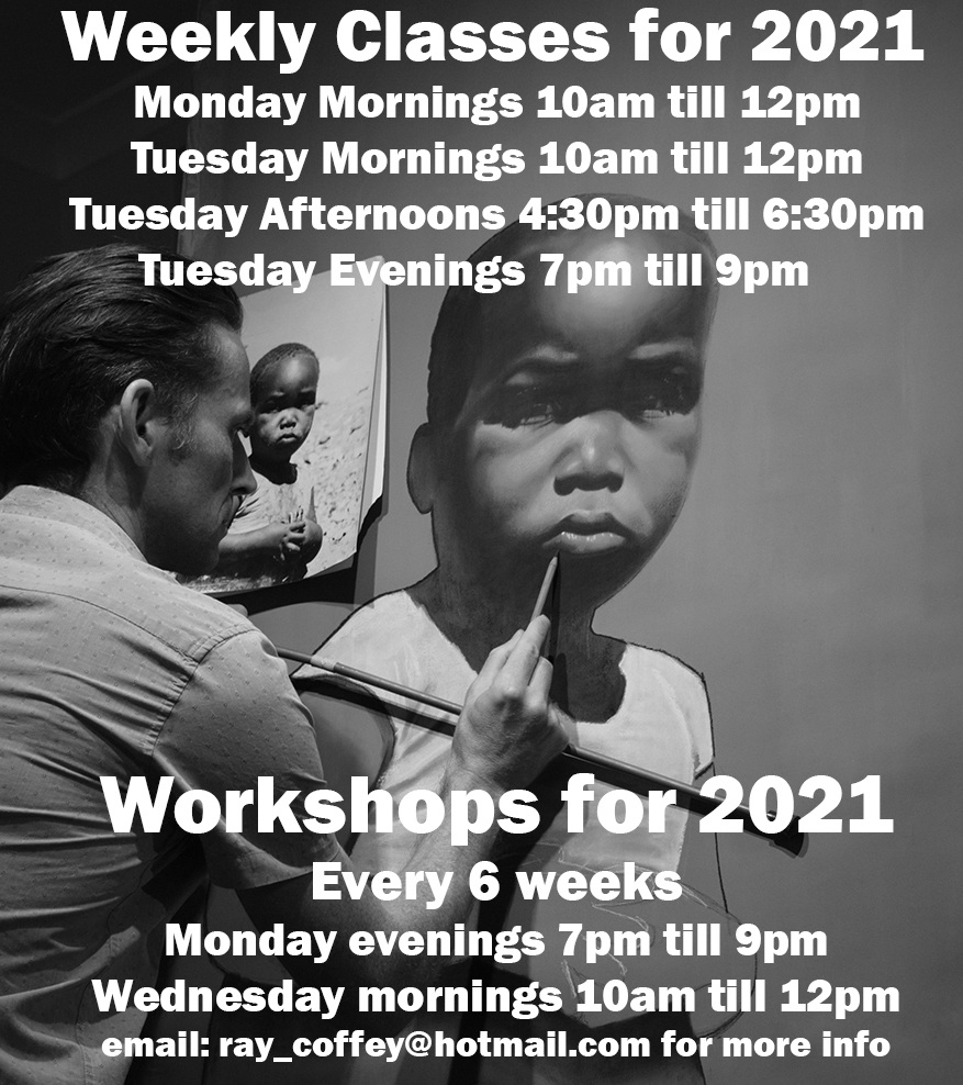 Drawing Classes - Brisbane - Ray Coffey - Brisbane Drawing Classes