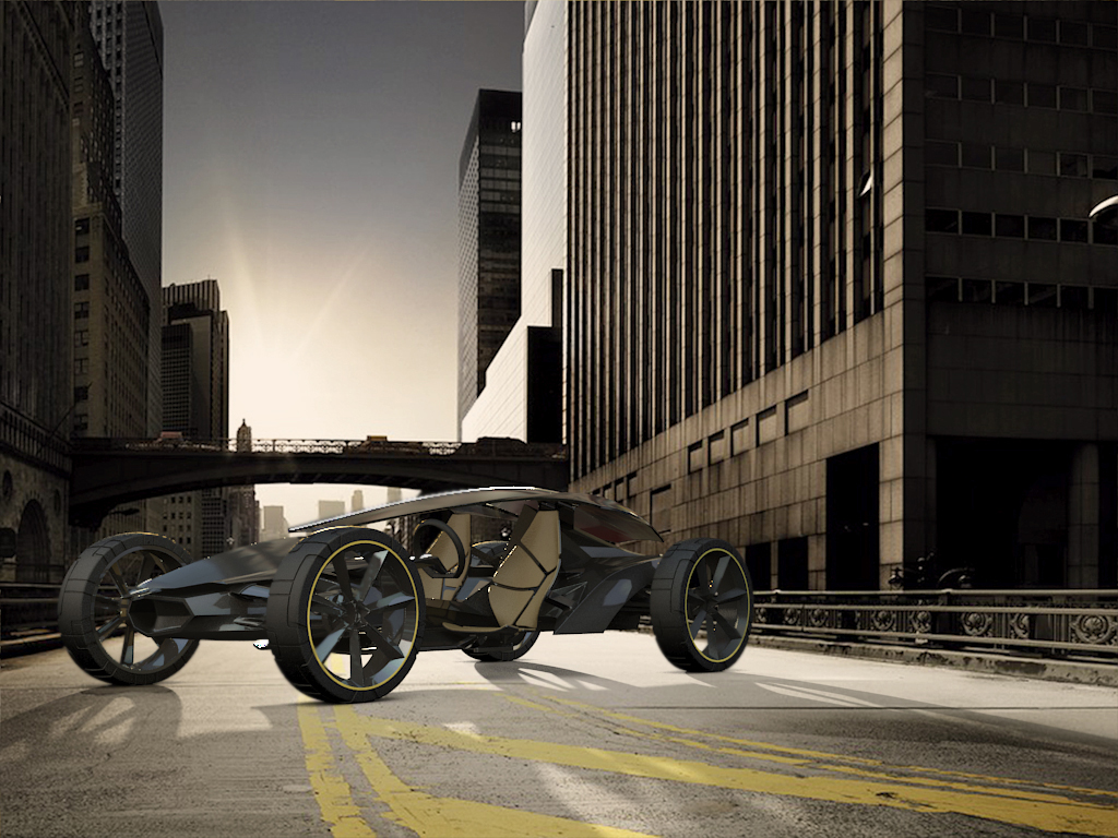 3D-Printed Car Model - tal derry design