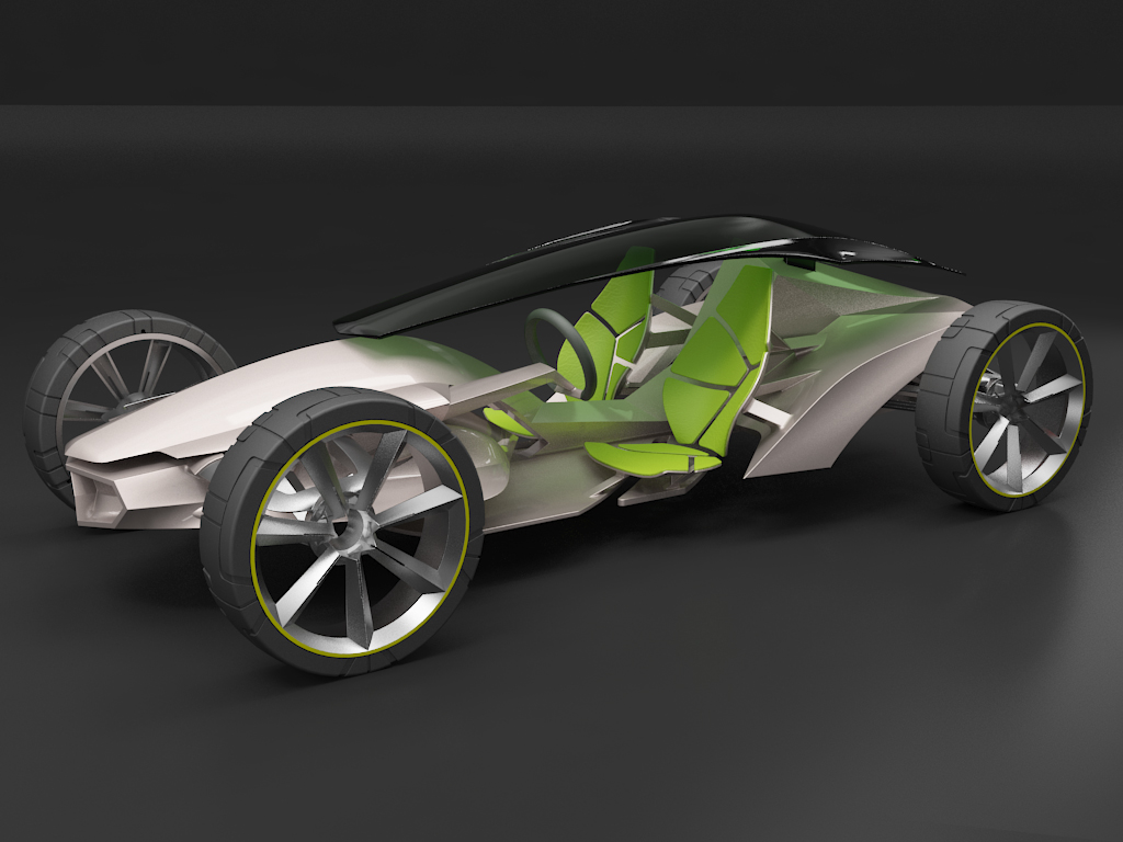 3D-Printed Car Model - tal derry design