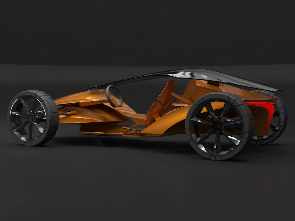3D-Printed Car Model - tal derry design