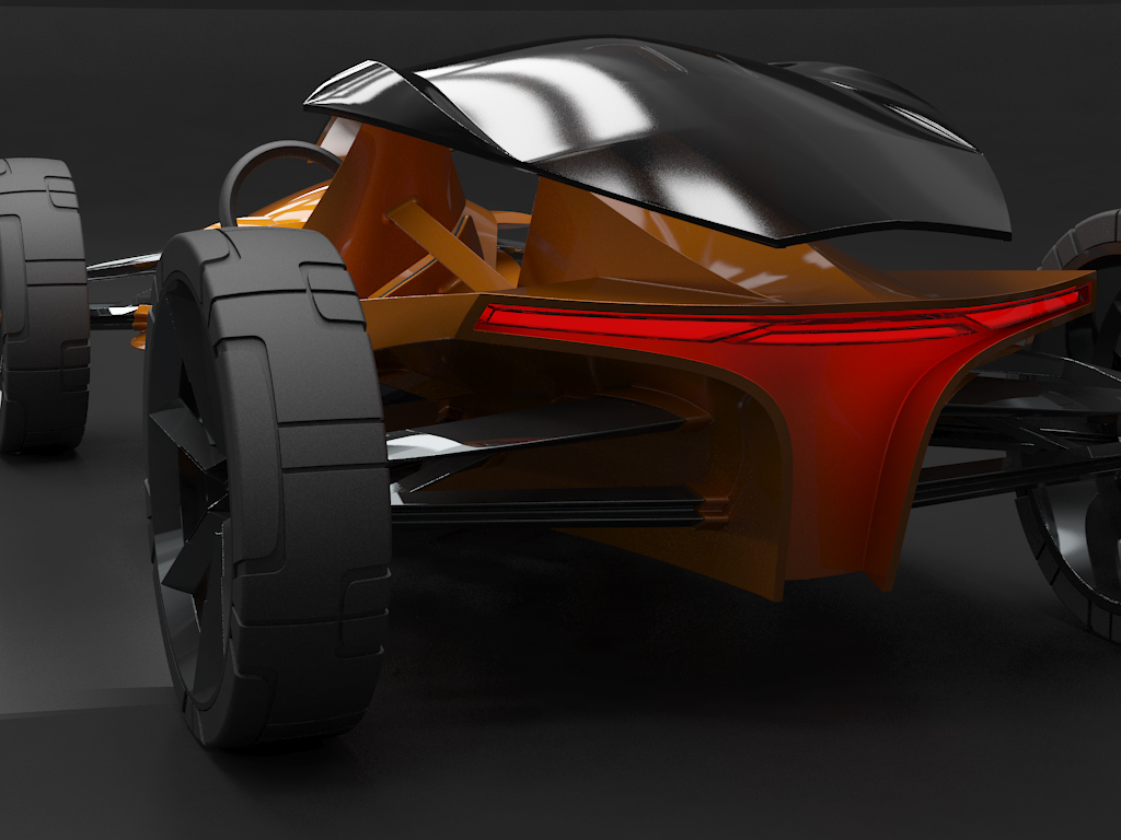 3D-Printed Car Model - tal derry design