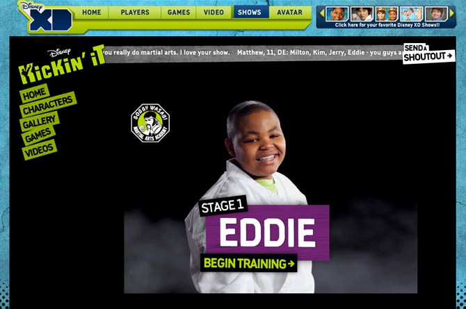 Kickin' It - Bobby Wasabi Academy - Ben Schoer Design