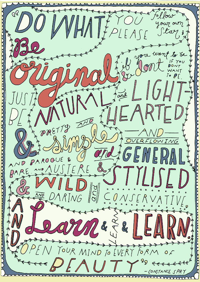 Hand-Lettering - Jamie Marie Gardner