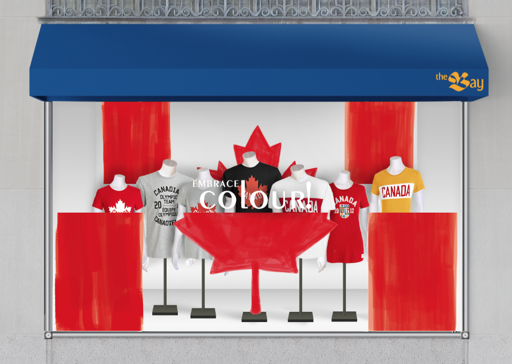 The Bay Olympic Windows - Graphic Designer Melissa Lowry