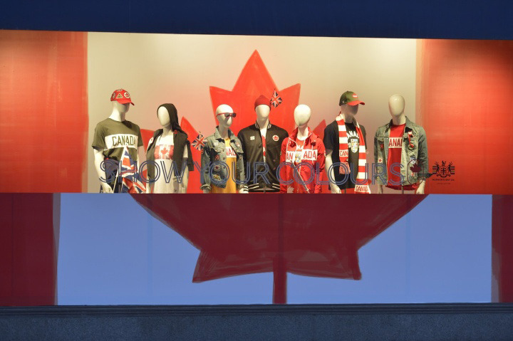 The Bay Olympic Windows - Graphic Designer Melissa Lowry