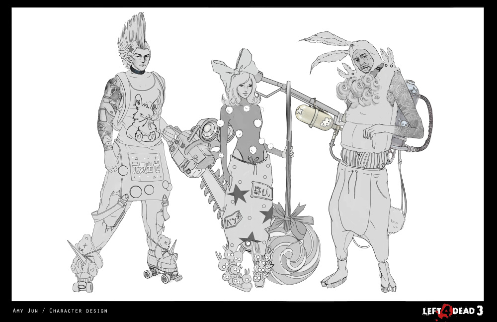 L4D Character Design - Amy Jun