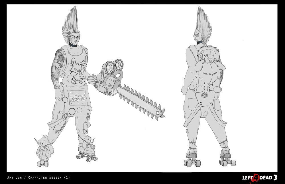 L4D Character Design - Amy Jun