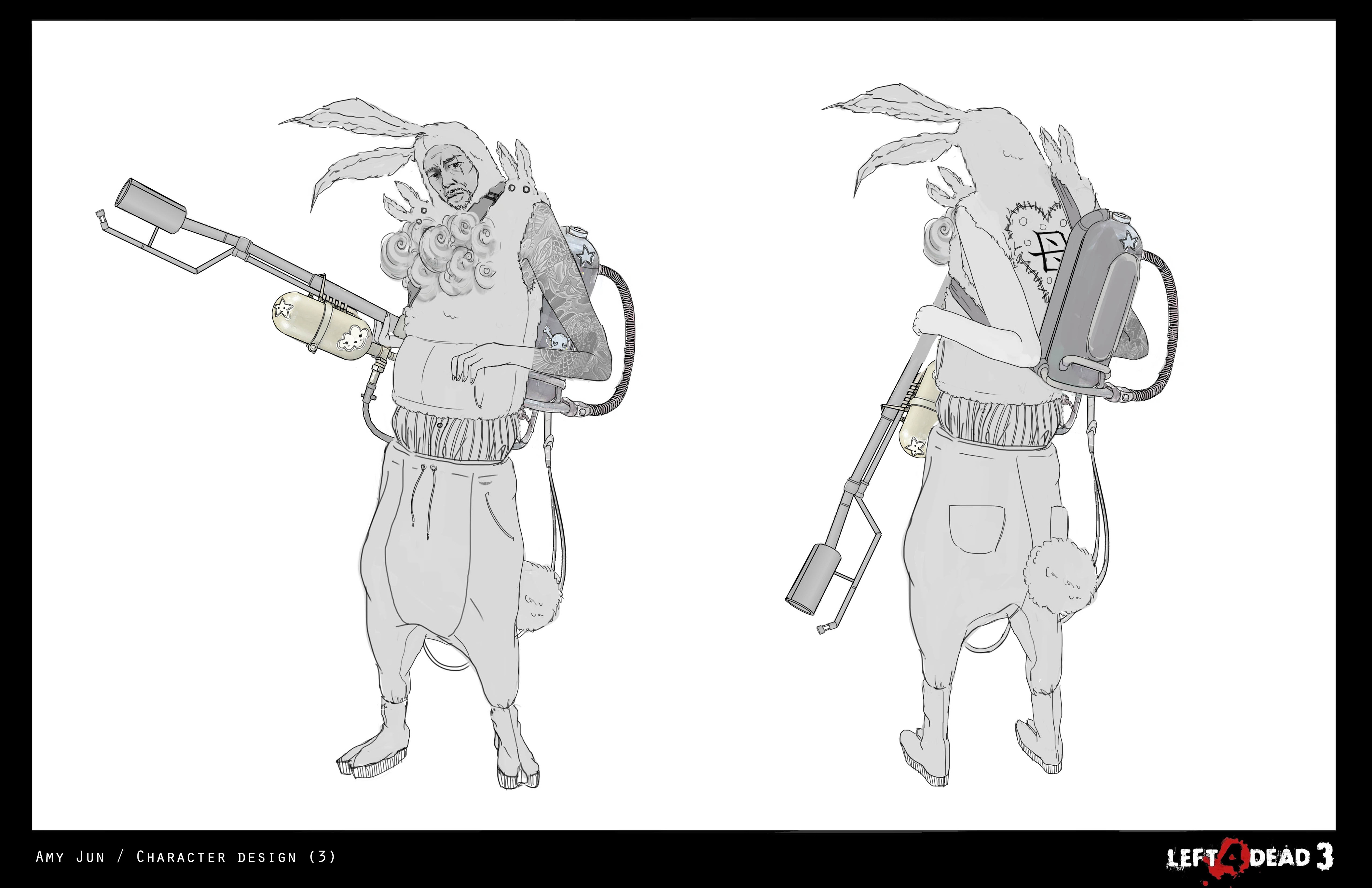 L4D Character Design - Amy Jun
