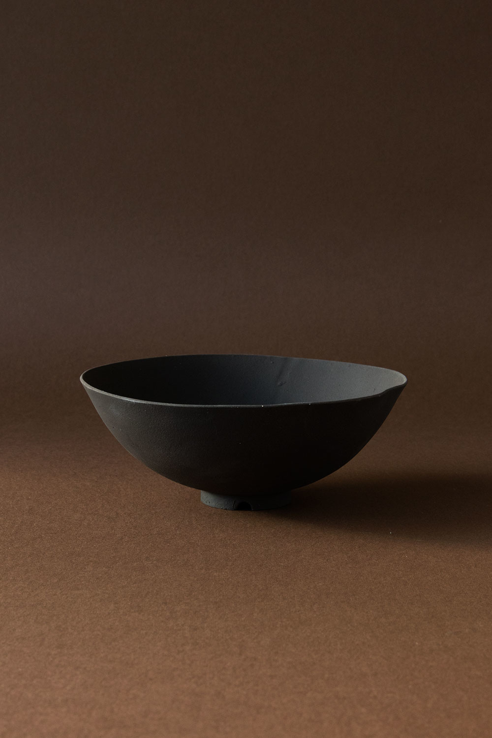 Slip casted cups and bowls - Blackbrown - Joel Sandelius