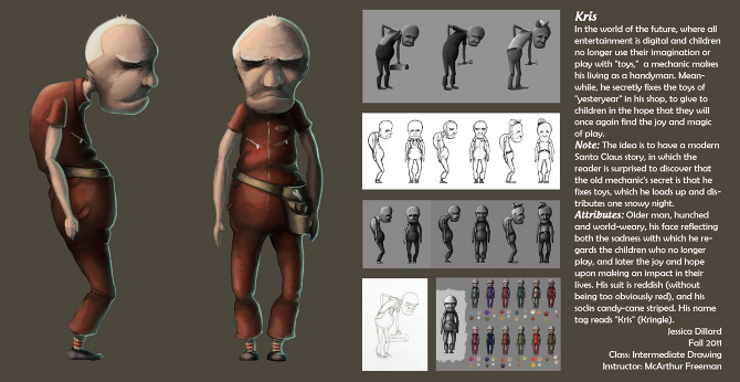 Mechanic: Character Design - Jessica Dillard Design Portfolio