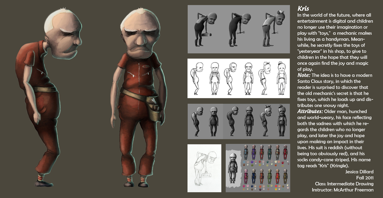 Mechanic: Character Design - Jessica Dillard Design Portfolio