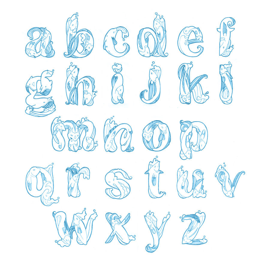 Fishy Alphabets - JoslinChan