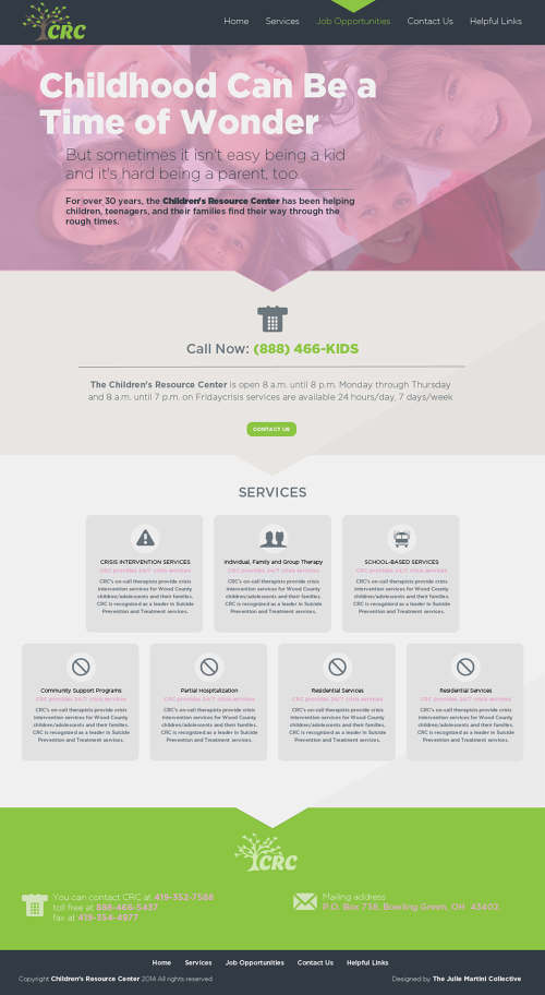 Children's Resource Center - Skyhook.Design Work