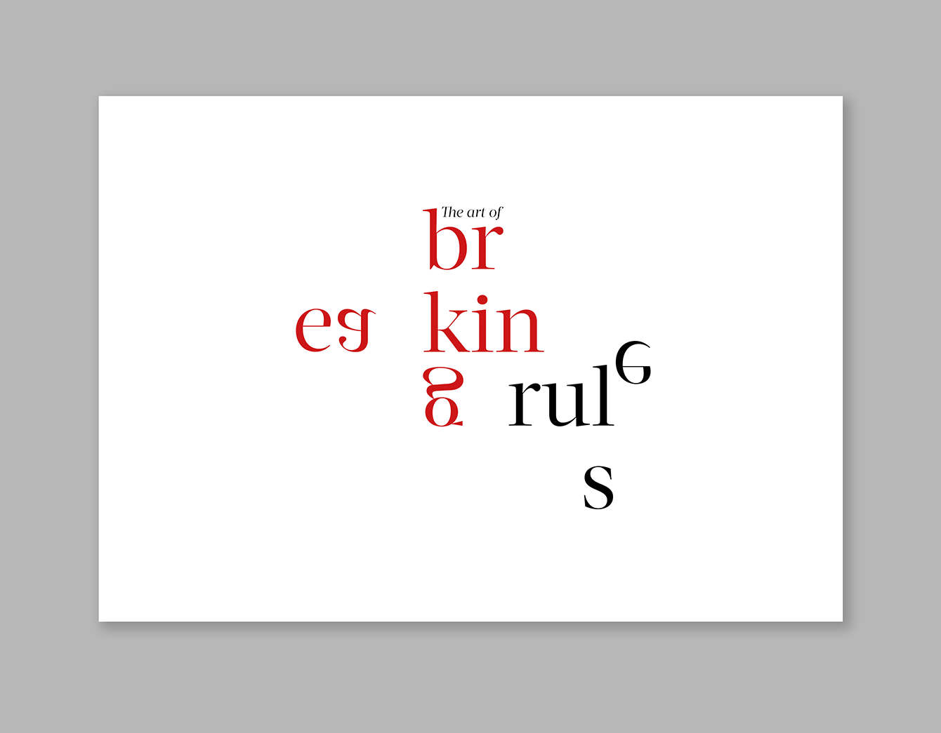 Semantic typography - valentina verc