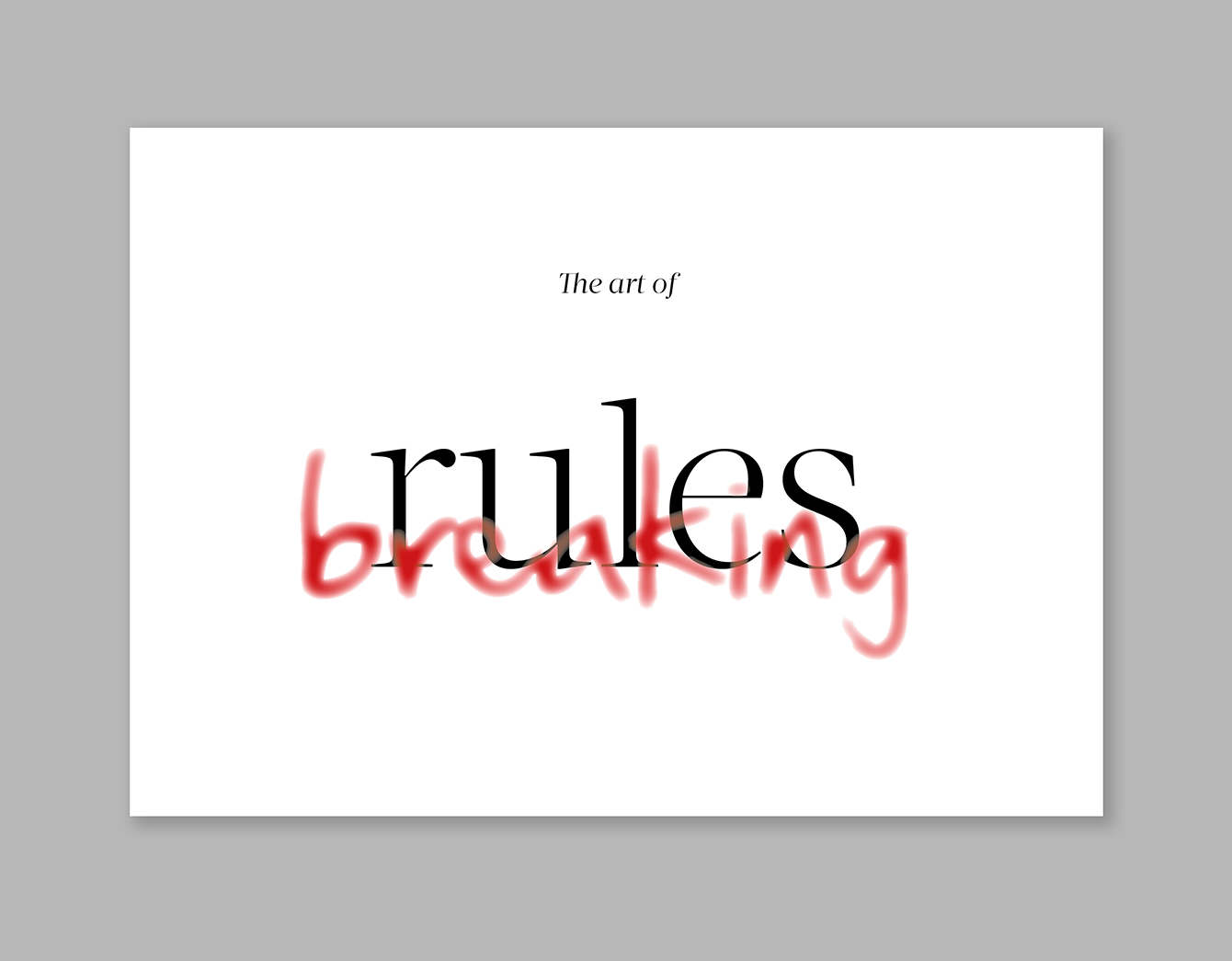 Semantic typography - valentina verc