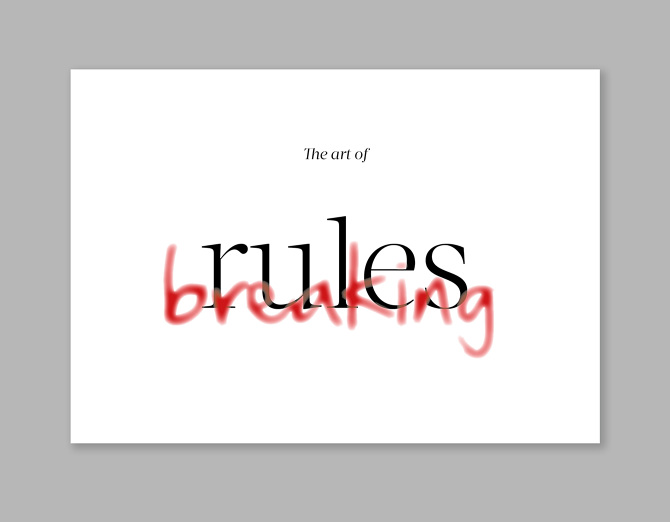 Semantic typography - valentina verc