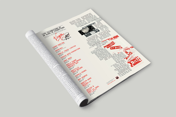 Virgin Records: magazine adverts - valentina verc