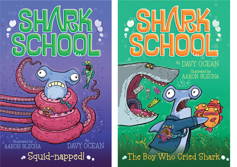 Shark School - Aaron Blecha Illustration