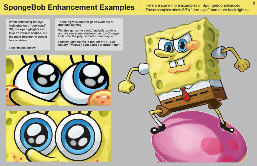 Nickelodeon | Spongebob Enhancement Guide (digital paint, layout, and ...