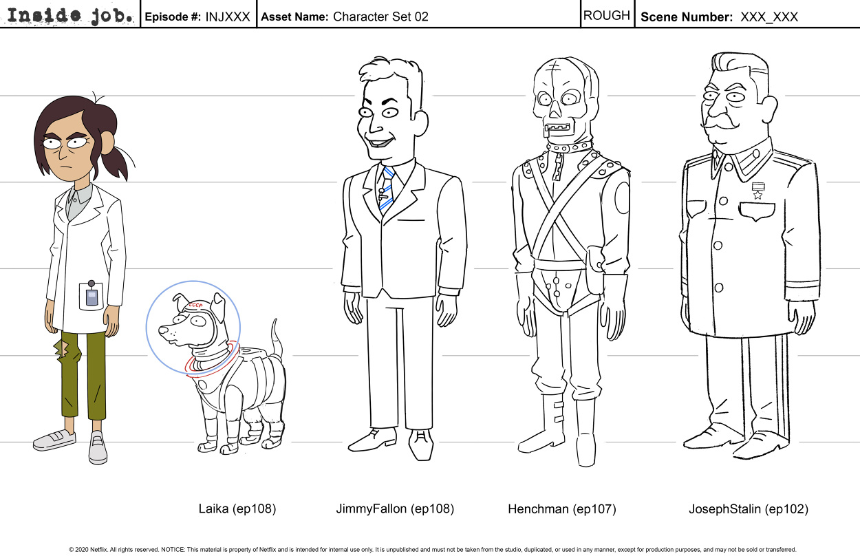 Inside Job | Character Design - Chris George