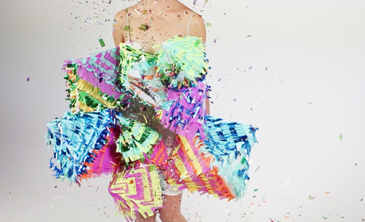 Confetti and more pinatas. - Michelle Gordon