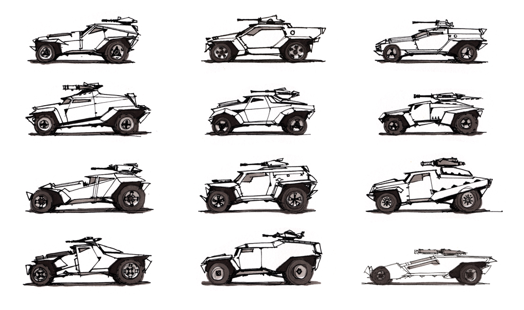 Video Game Vehicles - DRAWTHROUGH: the personal and professional work ...