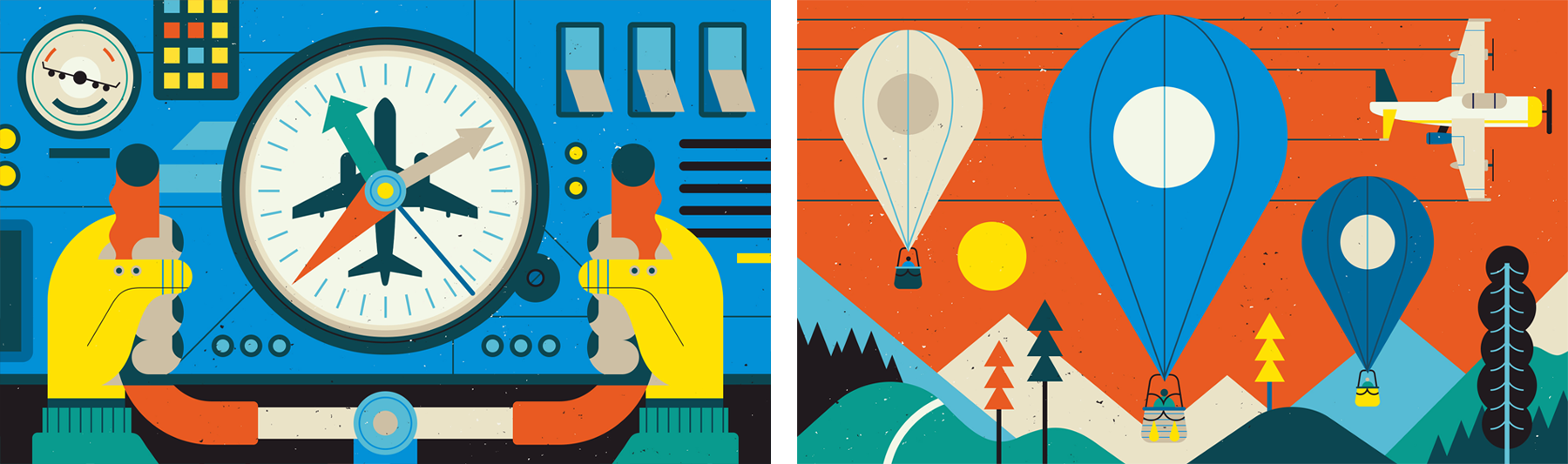 The Guardian University Guide 2018 - Owen Davey Illustration