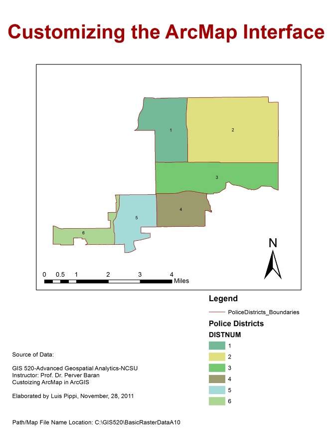 Customizing the ArcMap Interface - lgpippiAssignment2GIS520