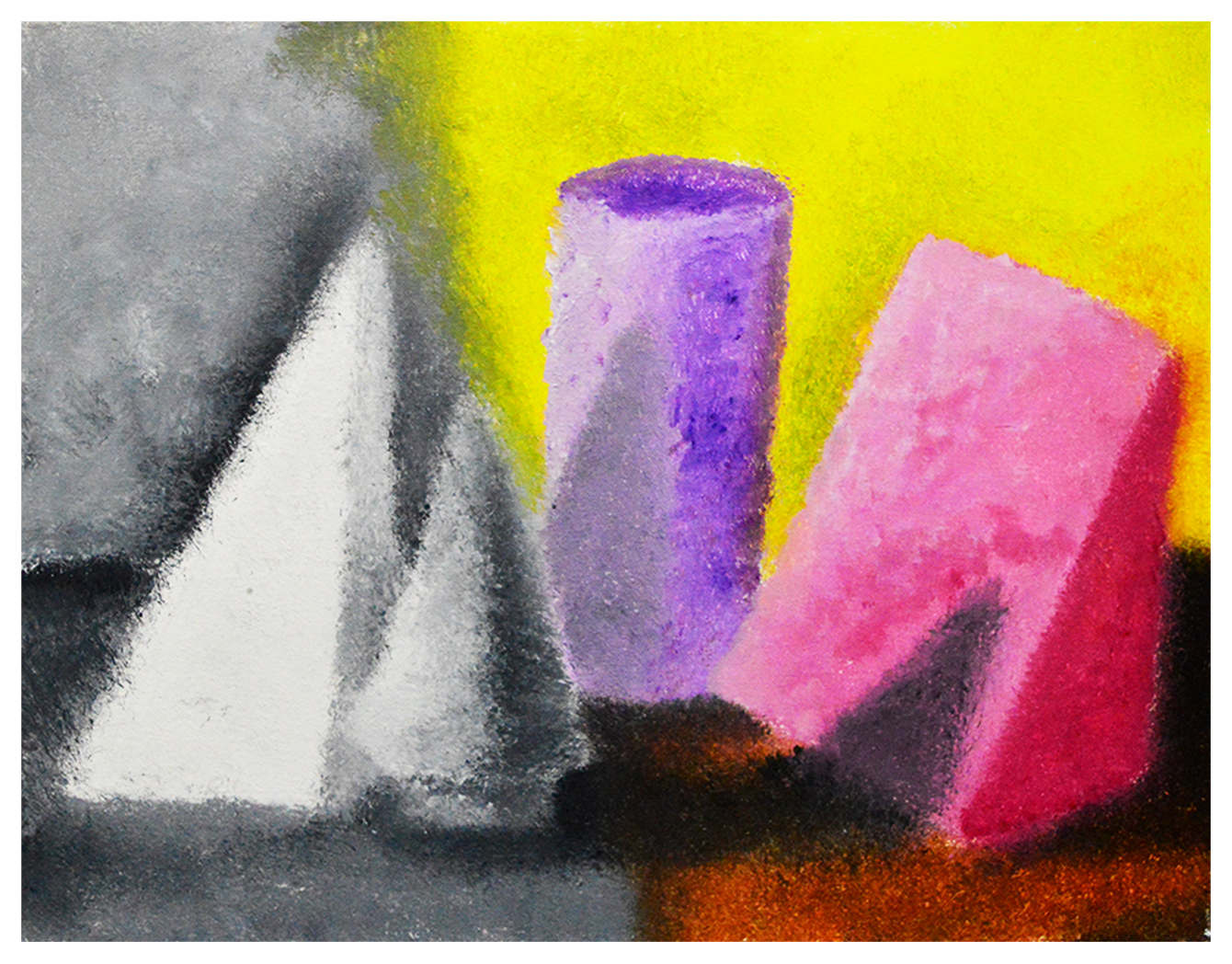 HS Art | Acrylic Painting Practice - Fred Lee