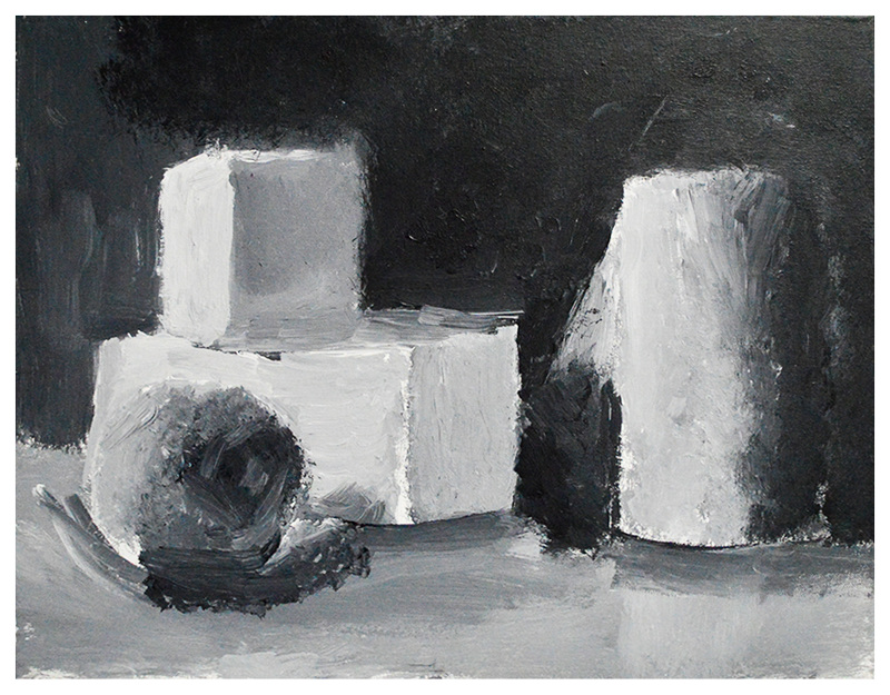 HS Art | Acrylic Painting Practice - Fred Lee