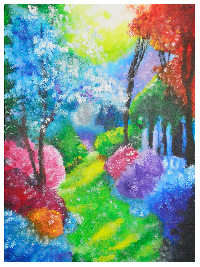 HS Art | Acrylic Painting - Fred Lee