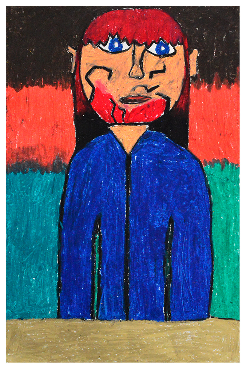 3rd & 4th Grade | Cubism Self Portrait - Fred Lee
