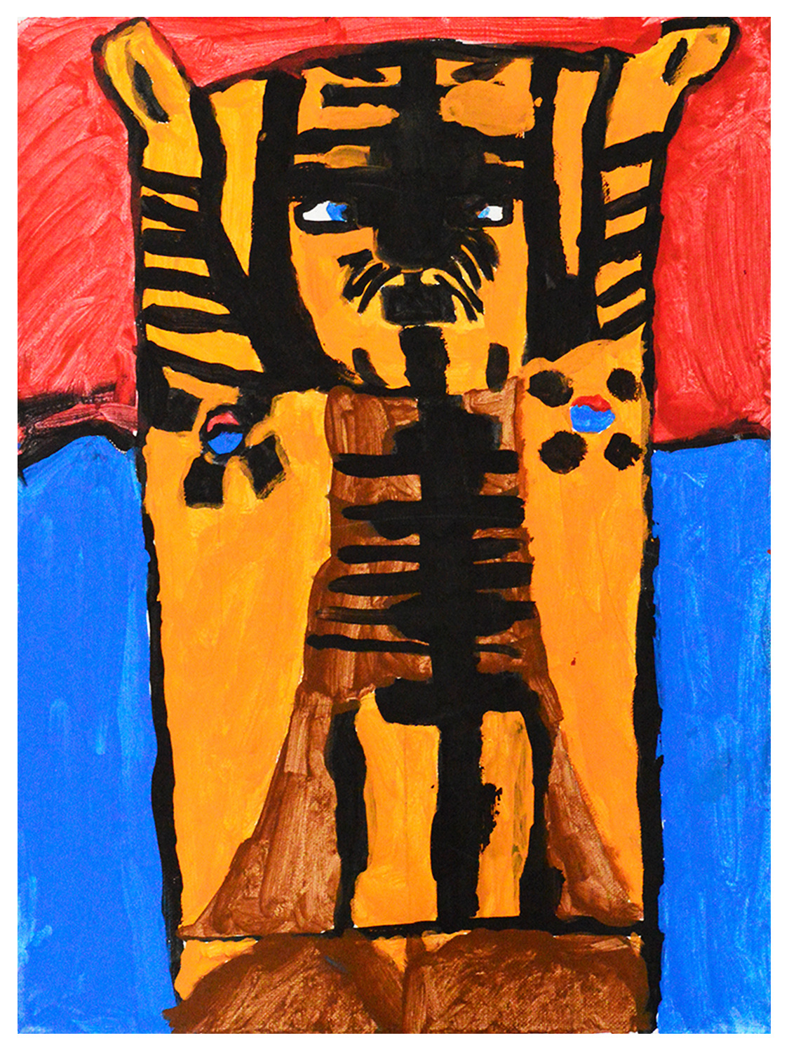 3rd & 4th Grade | Totem Pole Painting - Fred Lee