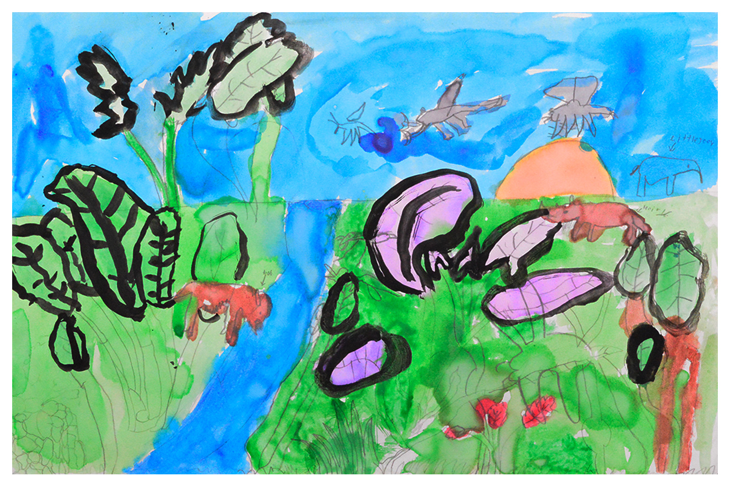 3rd & 4th Grade | Jungle Art - Fred Lee